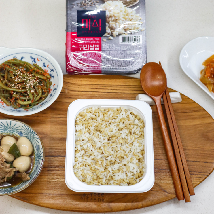 귀리밥 추천 밥 소믈리에가 인정한 더미식 즉석밥으로 한상차림 맛점 네이버 블로그