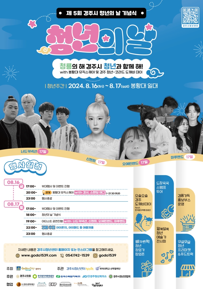 제5회 '청년의 날' 행사…경주 봉황대 일원서 개최 : 네이버 블로그