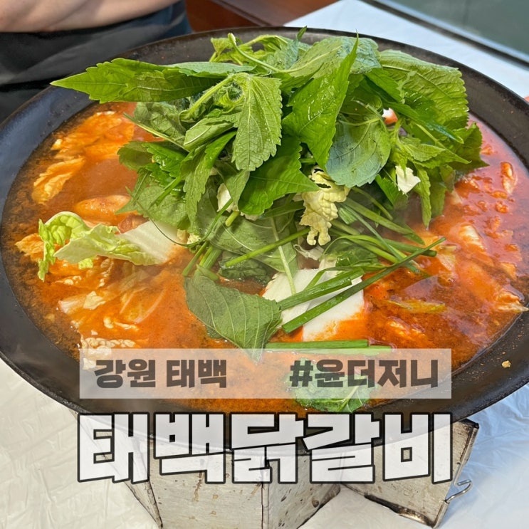 강원 태백 백종원 삼대천왕 출연 태백닭갈비” 물닭갈비를 팔팔 끓여 먹는 맛집 볶음밥은 선택 아닌 필수 네이버 블로그