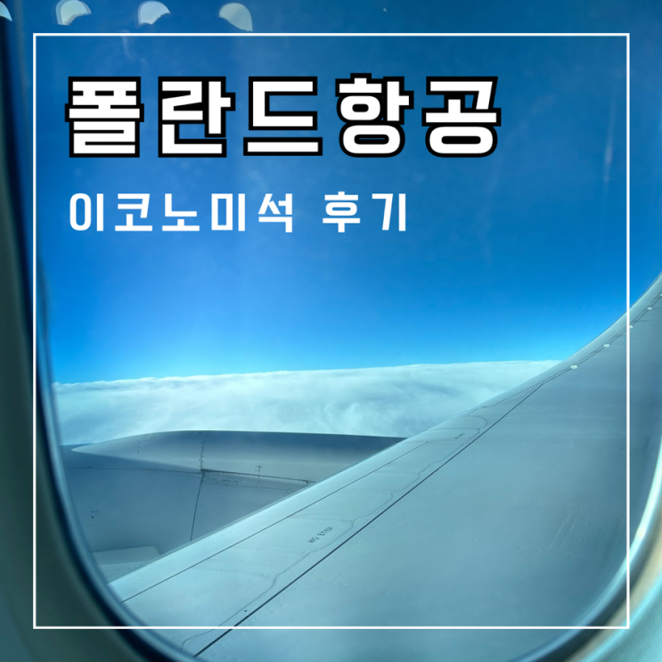 폴란드항공 Lot 이코노미 좌석 온라인 체크인 기내식 수하물 마일리지 적립 후기 네이버 블로그