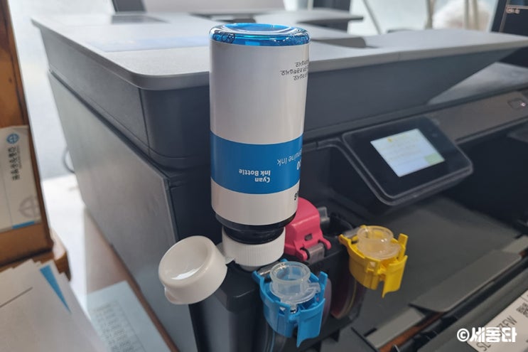 삼성 잉크젯 복합기 SL-T1673FW 정품잉크 충전 방법, 삼성전자 서비스센터 김해센터 프린터 수리, INK-K610 잉크 구매 후기 : 네이버 블로그