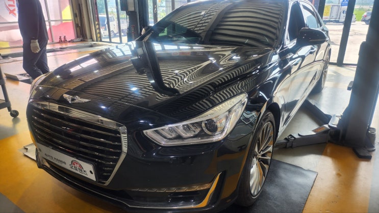 현재 제네시스 EQ900 LPG 개조로 인한 후륜 쳐짐현상,스톰 빅풋 헤비듀티 리어업스프링 교체 작업 -수원,화성,오산 오토핸즈- : 네이버 블로그