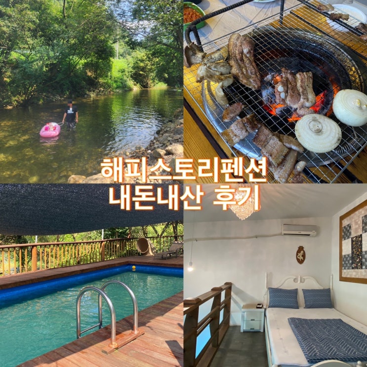 계곡과 수영장 둘 다 있는 양평 펜션 해피스토리펜션 네이버 블로그