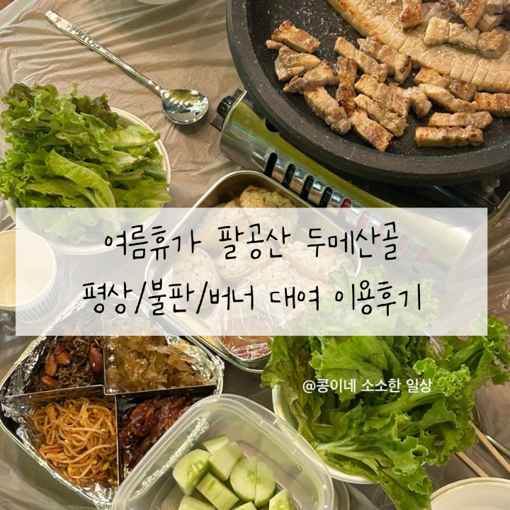 8월의 뜨거운 대구 가족모임 친구모임 여름휴가 계곡 추천 평상대여가능 팔공산 청정계곡 두메산골 내돈내산 방문후기 계곡방문