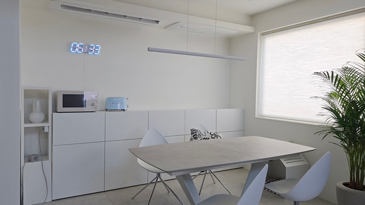 로이레트니 Led 벽걸이 전자시계 미세먼지측정기무료 설치서비스 네이버 블로그