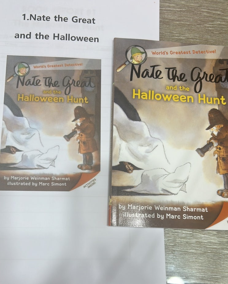2점대 원서읽기/Nate the Great and the Halloween Hunt/네이트더그레이트 무료다운로드 : 네이버 블로그