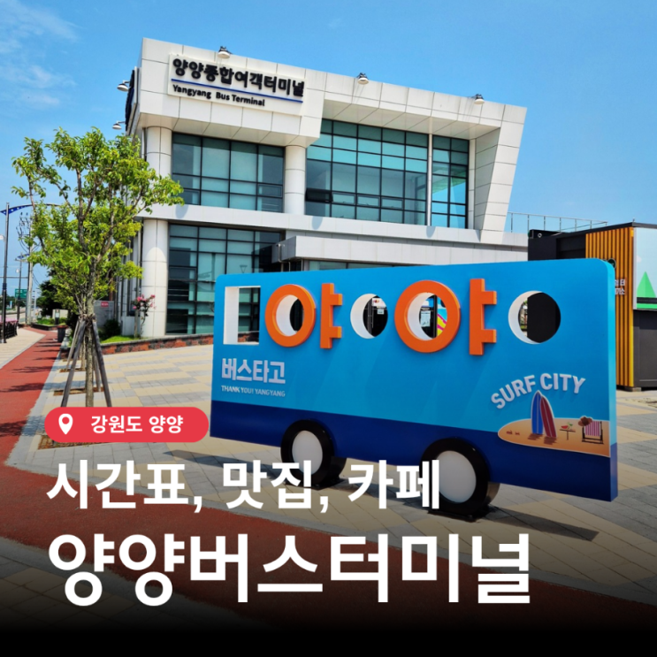 양양터미널 양양종합여객터미널 버스시간표 맛집 먹거리 네이버 블로그