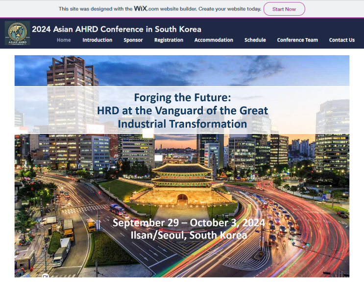 [국제학술대회] 2024년 Asian AHRD Conference in South Korea, AHRD 아시아 발표 (1_일정 ...