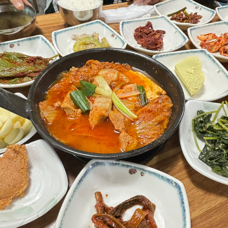 순천맛집 내돈내산 또간집 진일기사식당 40년전통 남도맛집 프라이팬 김치찌개 맛집 And 삼겹살 백반 네이버 블로그