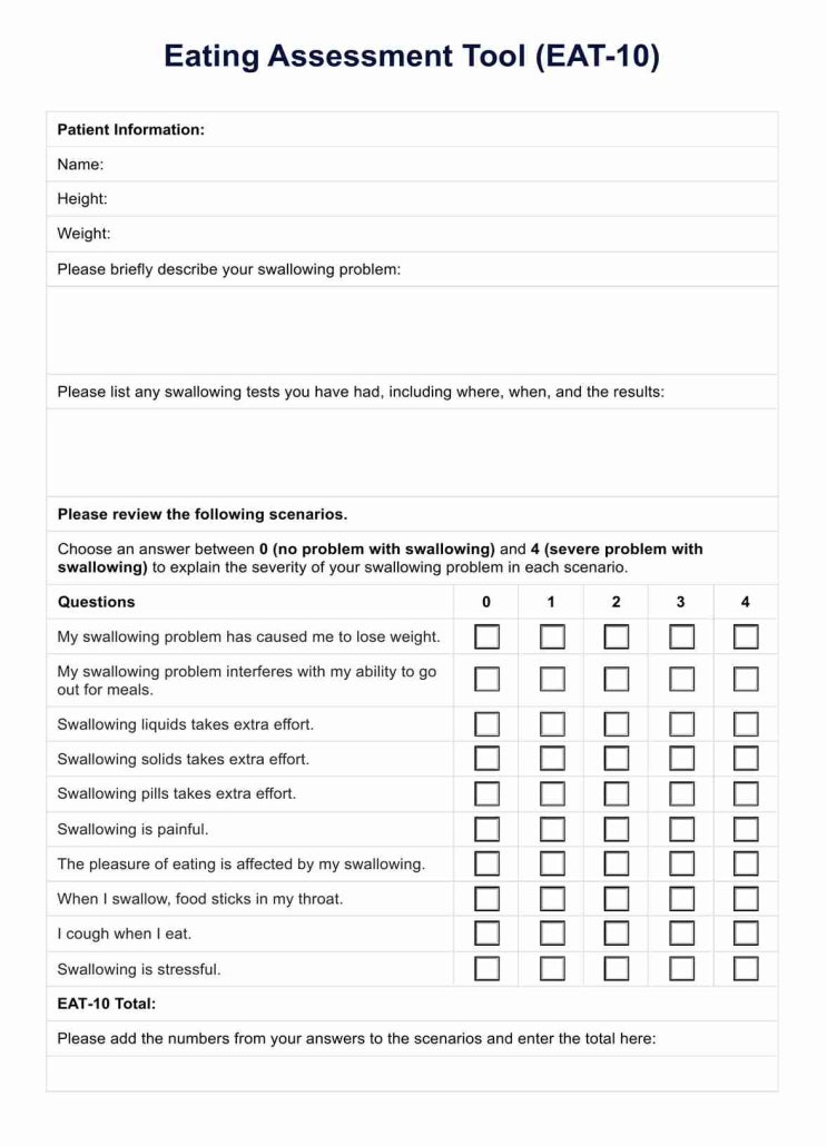 The Eating Assessment Tool (EAT-10) : 네이버 블로그