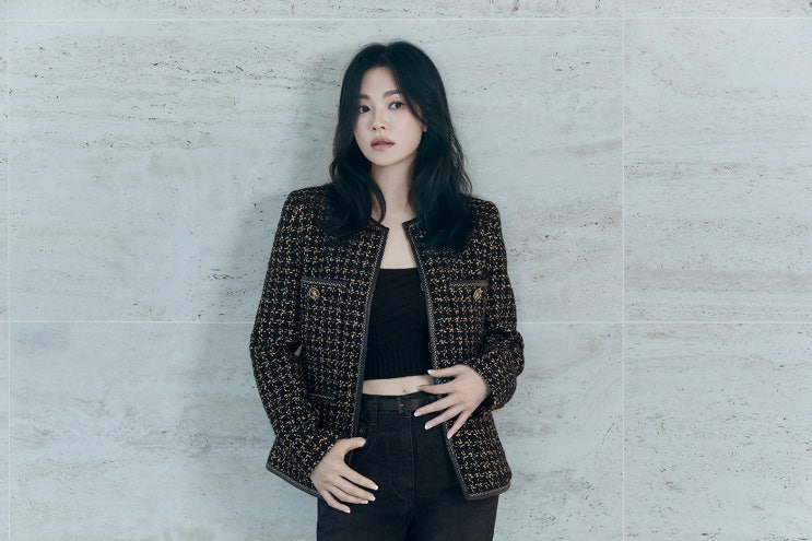 미샤 24 Fall 캠페인 속 송혜교 옷 트위드자켓 여성원피스 가을 오피스룩 데일리룩 네이버 블로그