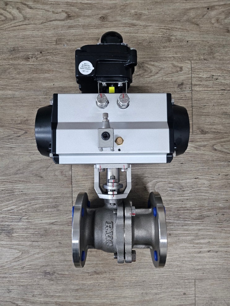 2-WAY 공압 BALL VALVE 볼밸브 50A 납품 : 네이버 블로그