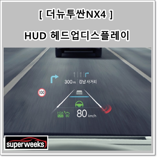 신형 더뉴 투싼nx4 Hud 헤드업디스플레이 순정 설치 장착 작업 네이버 블로그