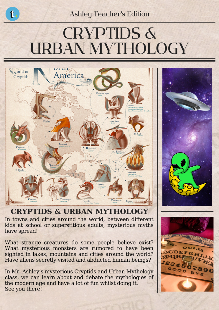 ♥트윈클분당 여름특강: Ashley 선생님의 Cryptids & Urban Myths Class♥ : 네이버 블로그