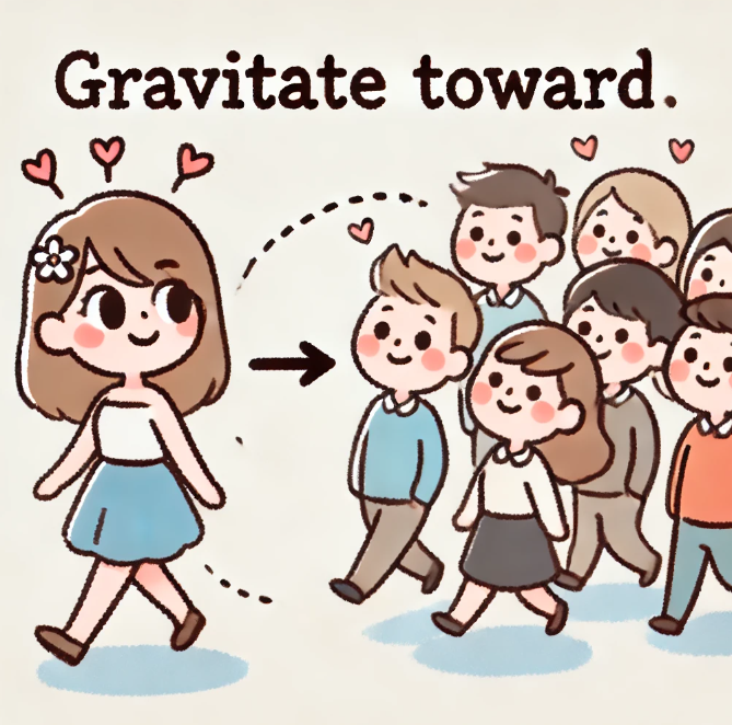 원어민 영어 회화 〈끌리다 gravitate toward〉 표현 : 네이버 블로그