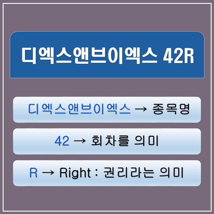 디엑스앤브이엑스(DXVX) 42R 유상증자 신주인수권 알아보기 : 네이버 블로그