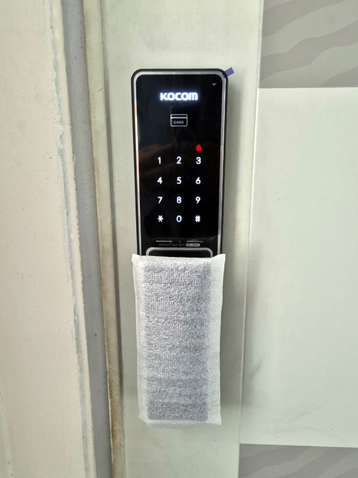구로구 구로동 신동아미래지움 직방 비디오폰 SHT-3527, 코콤 도어락 KDL-MP8500S 설치 : 네이버 블로그