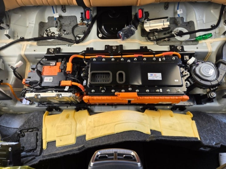 K5 하이브리드 2020년 AGM? 리튬폴리머? 시동배터리 교환 수리 : 네이버 블로그