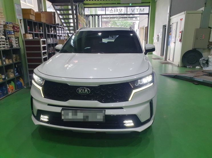 쏘렌토 MQ4 디젤 엔진경고등 PM센서 교환 DPF 크리닝 엔진오일 교체작업 안산에서 진행 : 네이버 블로그