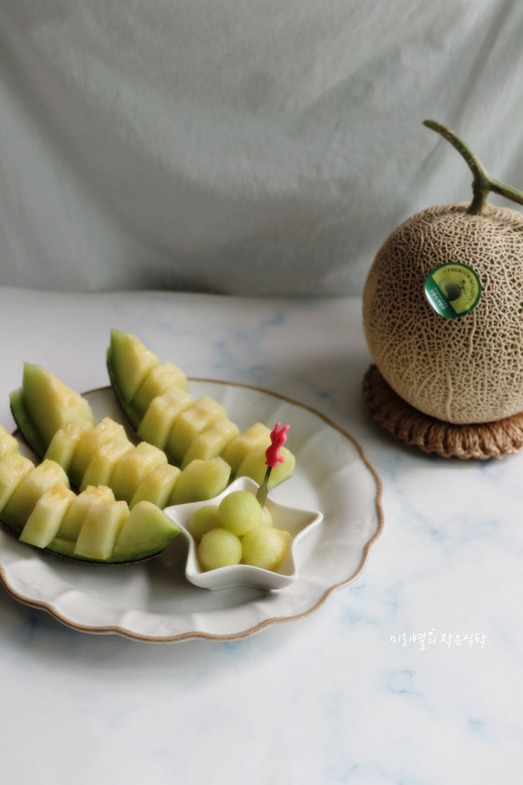 메론 자르는법 더 맛있게 메론 후숙 방법 멜론 고르는법 보관 네이버 블로그