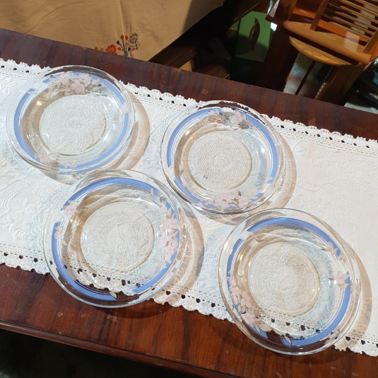 꽃 유리 접시 : 네이버 블로그