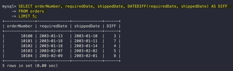 MySQL Date Functions - 날짜 함수 (DATE, DATEDIFF) : 네이버 블로그