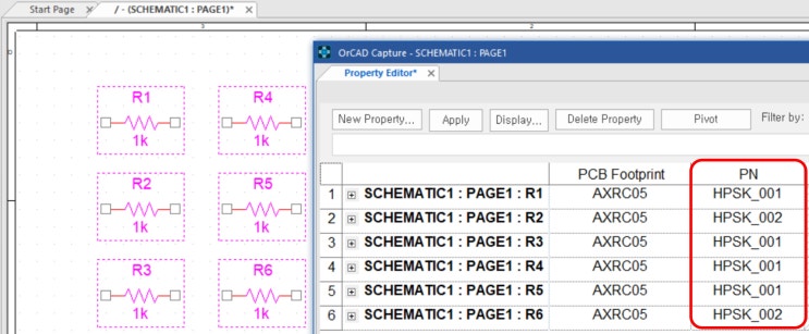 OrCAD 사용법) UPD 파일을 이용한 속성 일괄 입력방법 : 네이버 블로그