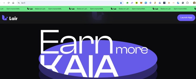 핀시아(FNSA)-> 카이아(KAIA)로 스왑 그리고 레어파이(Lair.fi) 통해 벨리데이터예 예치하면 스테이킹 이자 + 알파 ...