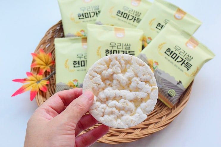 유기농 과자 뻥튀기 떡뻥 현미 우리쌀 현미가득 주전부리 건강한간식 : 네이버 블로그