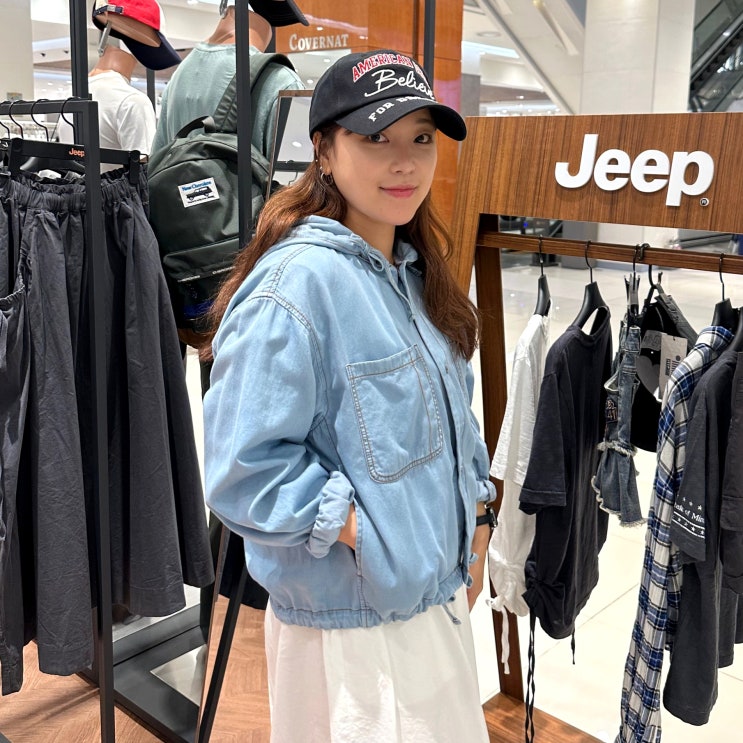 지프웨어 JEEP 빈티지룩 지프옷 입어봄 in 롯데몰 김포공항 팝업 : 네이버 블로그