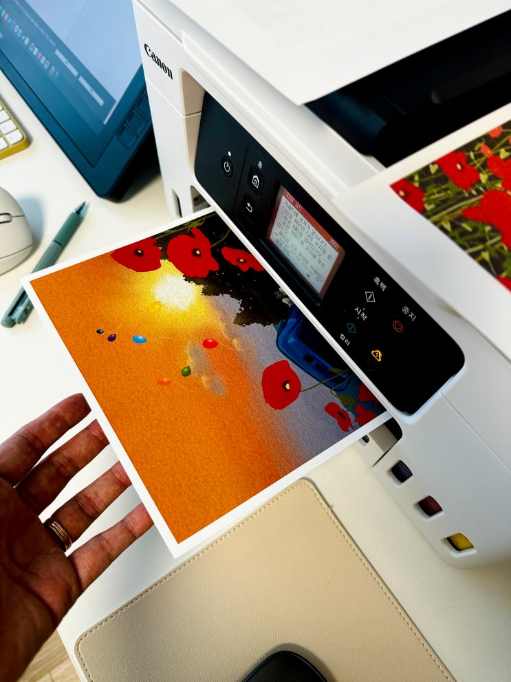 굿즈샵 준비 캐논 GX4091 무한 잉크젯 프린터 리뷰 : 네이버 블로그