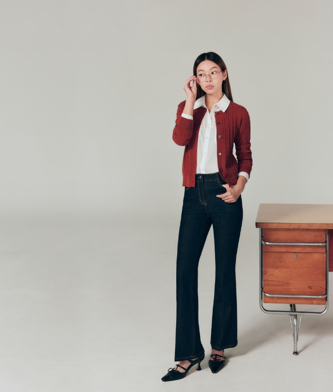 씨 SI FW24 나는솔로 송해나 여성가디건 트위드자켓 가을 원피스 패션 : 네이버 블로그