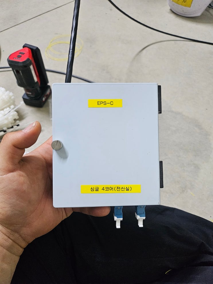 광케이블 접속 : 싱글모드 SM 4Core Mini FDF : 네이버 블로그