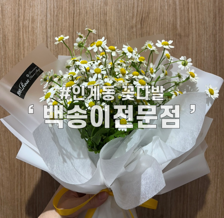 인계동 꽃집 백송이전문점 인계동 합리적인 꽃다발 선물 살 수 있는 곳 네이버 블로그