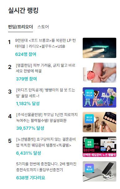 와디즈 실시간 랭킹 2위 감사인사, 매직힐링 스틱 펀딩 중 : 네이버 블로그