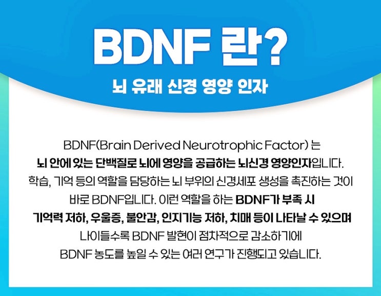 BDNF 뇌영양인자 증가엔 장내미생물 관리 : 네이버 블로그