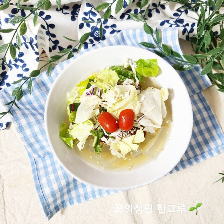 우뭇가사리 요리 우무묵무침 냉국 양념장 만드는법 우무묵 칼로리 간단한 다이어트 저녁 메뉴 네이버 블로그