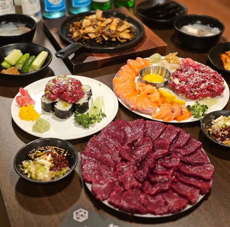 대구육연정경산점 육연정교동점 생고기 육회 뭉티기 연어 차돌 사시미 맛있는 가성비 술집 육연정 네이버 블로그