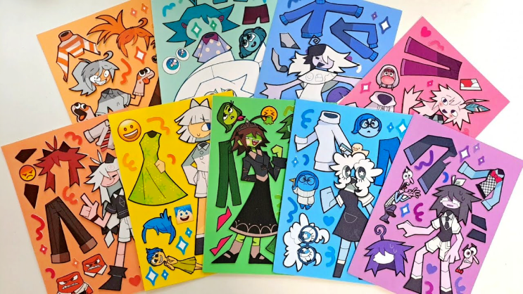 [Sticker ASMR]🌈인사이드아웃 FPE 버전 스티커 놀이! : 네이버 블로그