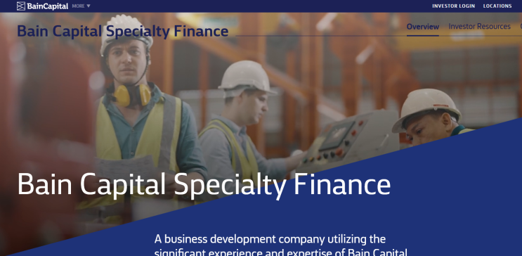 [정보] 특별배당 지급하는 BCSF - Bain Capital Specialty Finance, Inc. 10프로 배당수익률 ...