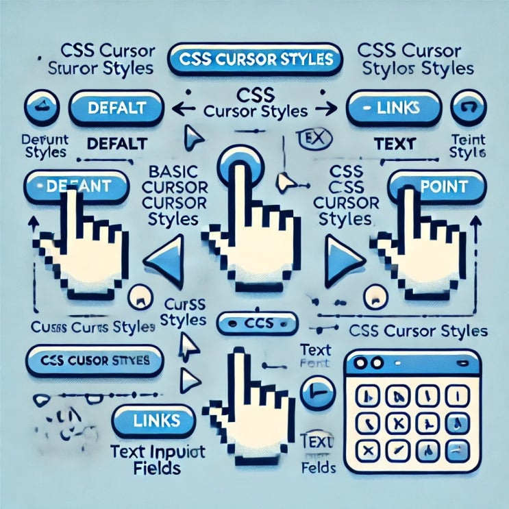CSS cursor 속성 : 마우스 포인터 : 네이버 블로그