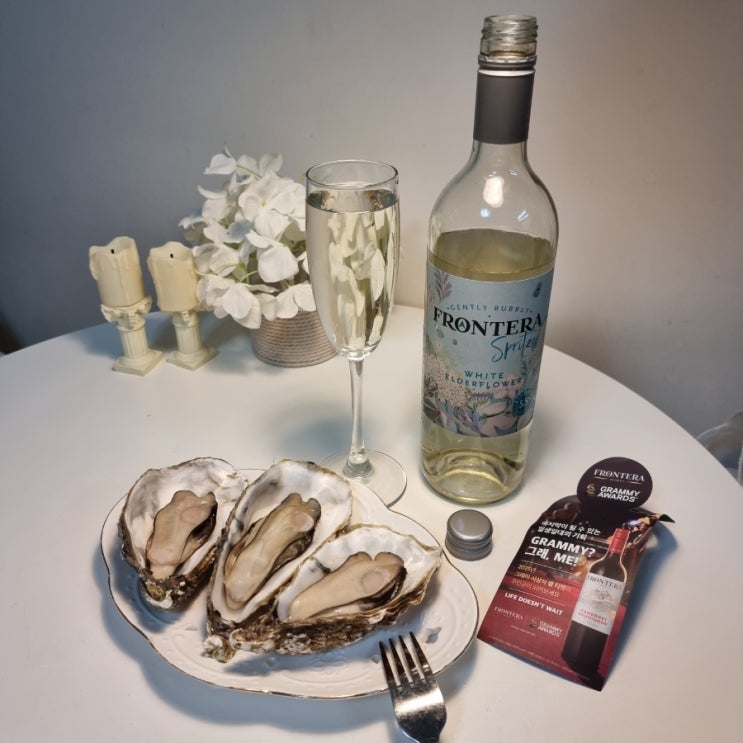 [혠님와인] 협찬 🍾 Frontera Spritzer White Elderflower 프론테라스프릿쳐화이트엘더플라워 마셔봤어요 ...