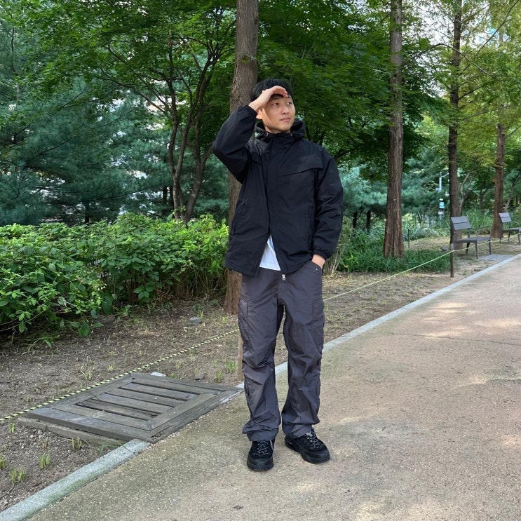 몽벨 트레킹화 추천 모션스텝 데일리룩 신기좋은 고프코어 신발 네이버 블로그