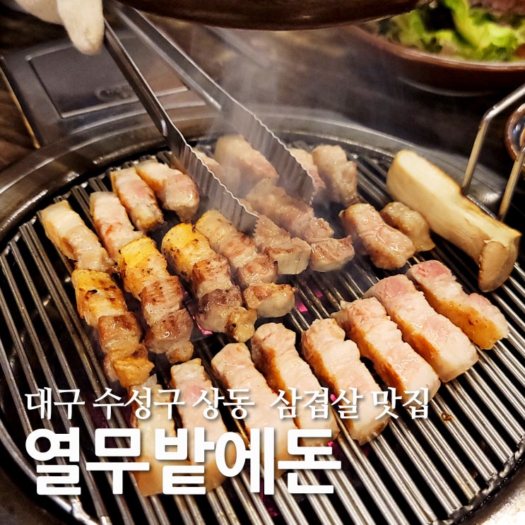 대구수성구상동맛집 열무밭에돈 들안길 삼겹살 네이버 블로그