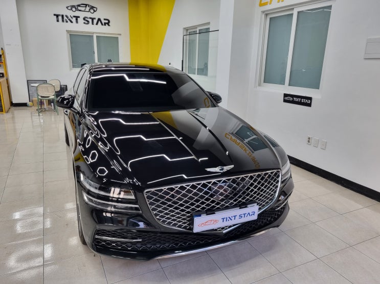 제네시스 G80 (RG3) 레이노 팬텀 S9 썬팅 시공 / 오산 동탄 틴트스타 : 네이버 블로그