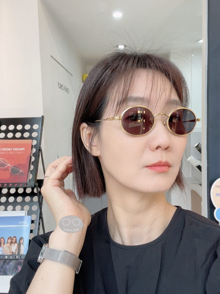 프로젝트 프로덕트 CLCC7 오벌형 타원형 티타늄 메탈 선글라스 : 네이버 블로그