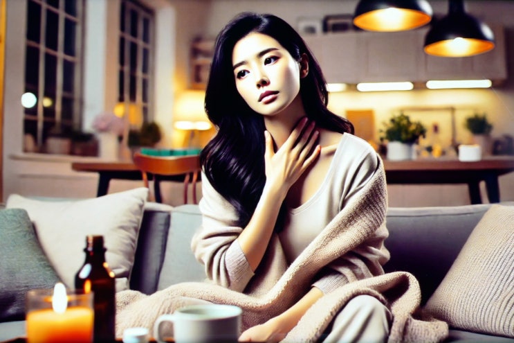 목이따가워요 목이타는느낌 원인 : 네이버 블로그