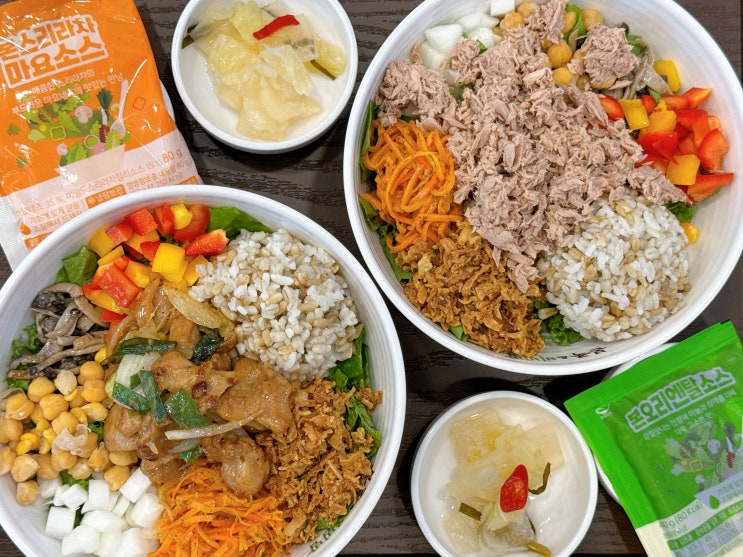 본죽and비빔밥 메뉴 추천 비빔 포케 2종 리뷰 그릴드 닭구이 비빔 포케 And 참치 비빔 포케 네이버 블로그