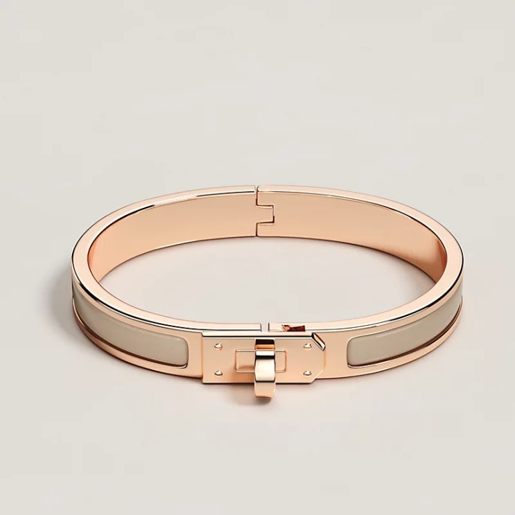 [에르메스 구매대행] 에르메스 Mini Clic Kelly bracelet 미니 클릭 켈리 - 마론글라세 Marron Glace ...