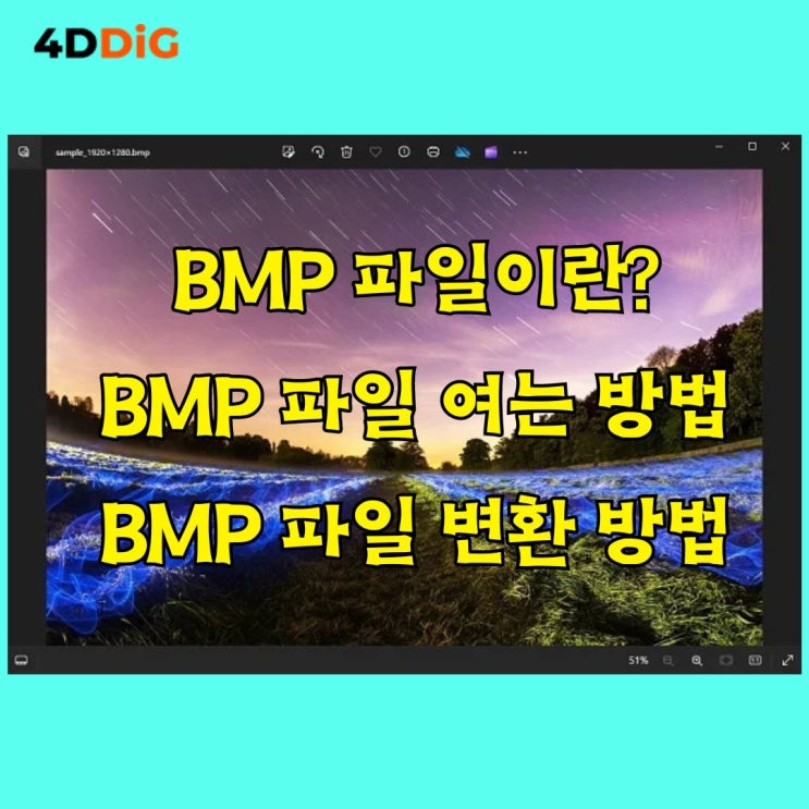 BMP 파일이란? BMP 파일을 여는 방법과 변환 방법 : 네이버 블로그